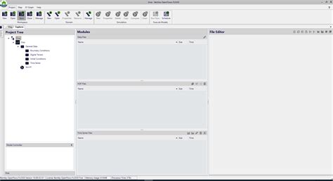 OpenFlows Water Infrastructure Starting OpenFlows FLOOD And Importing Pre Configured