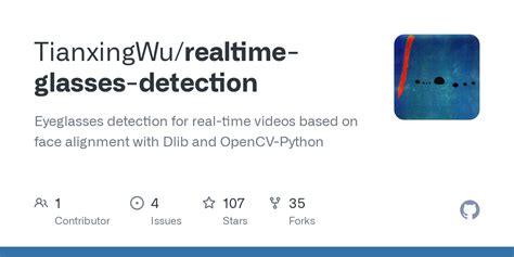 Github Tianxingwu Realtime Glasses Detection Eyeglasses Detection For Real Time Videos Based