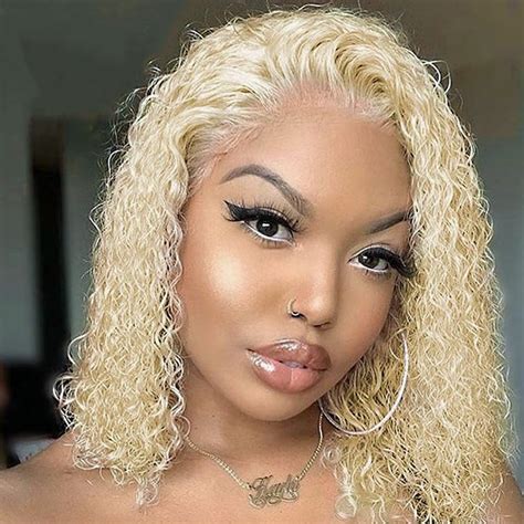 Legendhair 613 13x4 Lace Front Wig Human Hair Blonde Bob