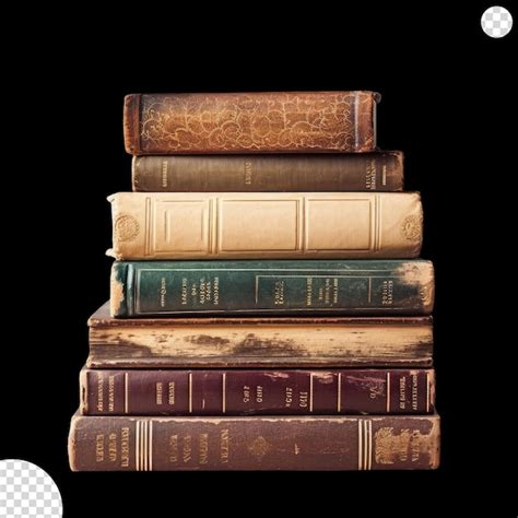 Premium Psd Library Book Collection Png