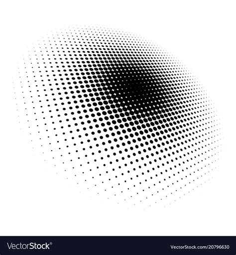 Dot Pattern Halftone Dots Design Royalty Free Vector Image