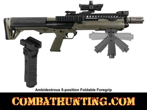 Dp Vg5p Kel Tec Ksg Ambidextrous 5 Position Foldable Foregrip