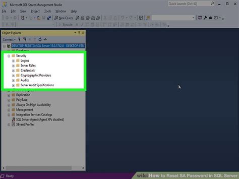 3 Ways To Reset SA Password In SQL Server WikiHow