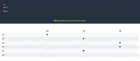 Limit Answers In An Array Limesurvey Forums