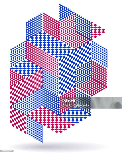 3d 아이소메트릭 큐브 블록이 있는 추상 벡터 벽지 블록 모양과 형태가 있는 기하학적 구성 입방체 다각형 로우 폴리 테마 3차원 형태에 대한 스톡 벡터 아트 및 기타 이미지