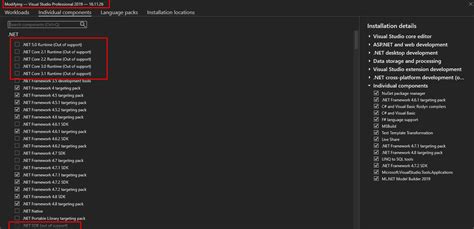 Net Core Template Not Available In Visual Studio 2019 How Do I Add