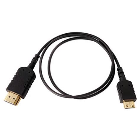 Тонкий кабель HDMI- mini HDMI 60 см для стедикама