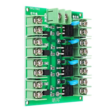 F5305S Mosfet Module PWM Input Steady 4 Channels 4 Route Pulse Trigger Switch DC Controller E