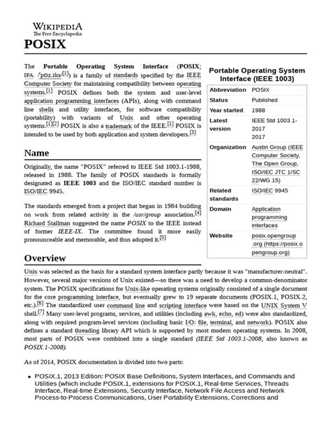 Posix Download Free Pdf Unix System Software