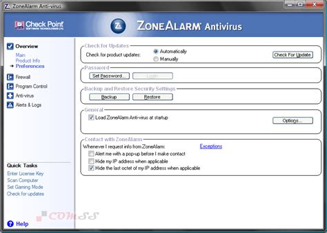 ZoneAlarm Antivirus Plus Firewall 8.0 Скриншоты - Лицензионные и ...