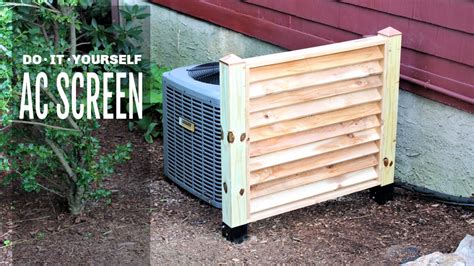 How To Hide An Air Conditioner Unit YouTube