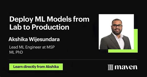 Deploy ML Models From Lab To Production