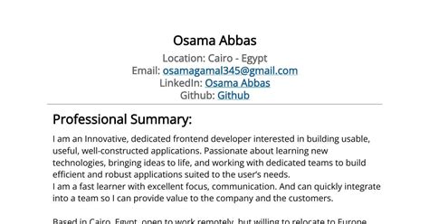 My React Native Cv Reactnative