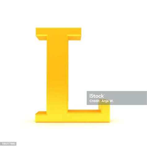 문자 L 골드 노란색 대문자 기호 알파벳 텍스트 글꼴 3d 렌더링 그래픽 흰색 배경에 격리 0명에 대한 스톡 사진 및 기타 이미지 0명 3차원 형태 금 금속 Istock