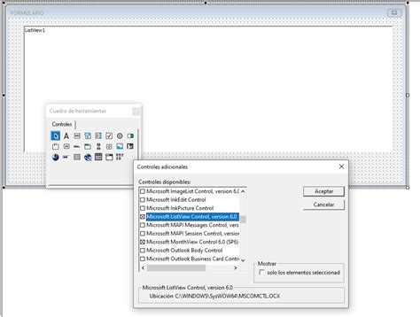 Ítems En Listbox Con Colores Control Listview Excel Signum