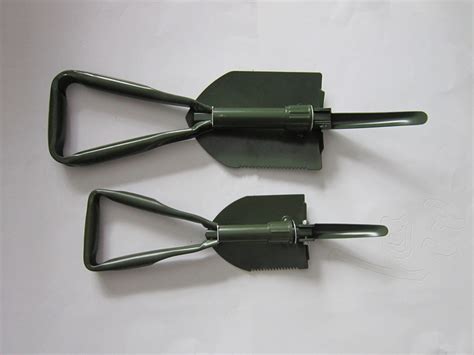 大号中号户外多功能铲锹折叠铲工兵锹三折铲野营钢镐园林锯 阿里巴巴