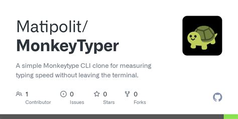 GitHub Matipolit MonkeyTyper A Simple Monkeytype CLI Clone For