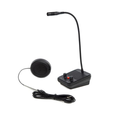 【improve Business Services】dual Way Window Speaker Intercom System Bank