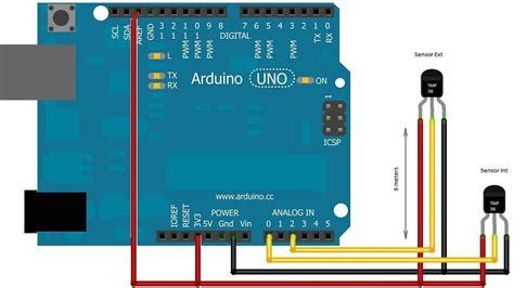 Problem Wiring Two Tmp36 On An Arduino Uno For Cellar Temperature