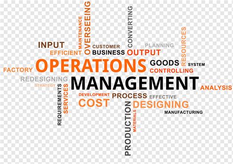 Orange Operations Management Business Production Operational