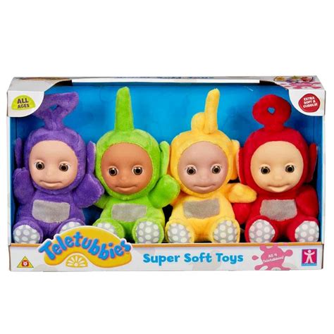 Teletubbies Super Soft Cuddly Full Set Of 4 Plush Toys T Christmas Present £22 99 Picclick Uk
