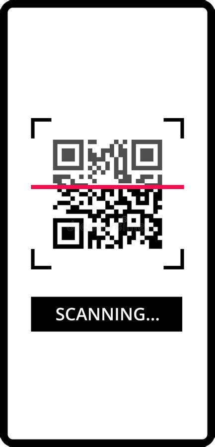 Qr Code Frame For Scanning Scan Me Phone Tag Template Of Qr Code For Mobile App Payment
