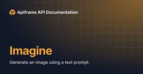 imagine apiframe api documentation