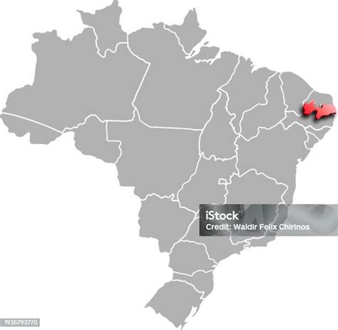파라이바 부서 지도 브라질 지방 3d 등각 투영지도 벨루 오리존치에 대한 스톡 벡터 아트 및 기타 이미지 벨루 오리존치 0