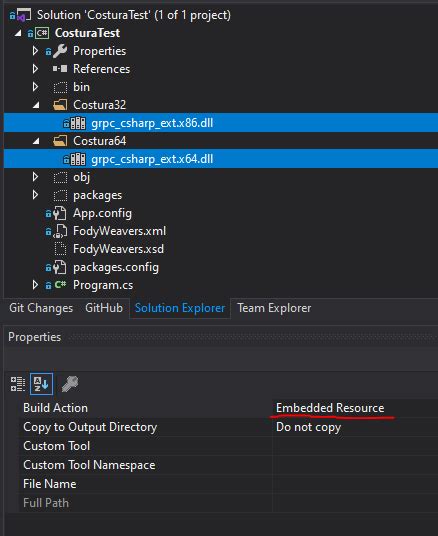 Having Trouble Loading Native Assemblies Given Instructions Not Working Issue Fody