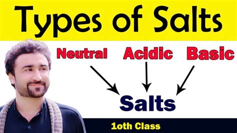 Types Of Salts In Chemistry For Class Neutral Salts Acidic Salts Basic Salts Acids Bases