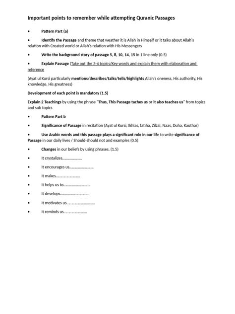 Passages Pattern Pdf