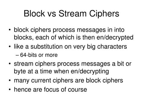 Ppt Ch 3 Block Ciphers And The Data Encryption Standard Powerpoint