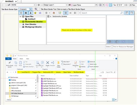 Title Block Border Styles Libraries General Discussion Vectorworks Community Board