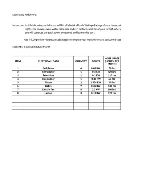 Laboratory Task 1 Martin Pdf
