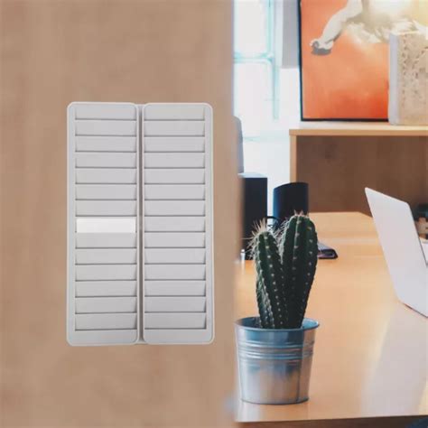 3 Count Badge Storage Wall Mounted Card Holder Id Rack Work Staff £80