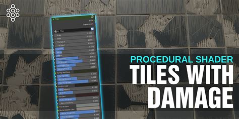 Procedural Tiles Shader With Displacement For Blender Cycles Superhive Formerly Blender Market