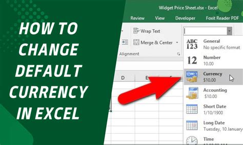 How To Change Default Currency In Excel Earn And Excel