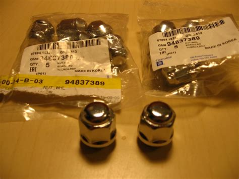 94837389 Гайка колесная GM | Запчасти на DRIVE2