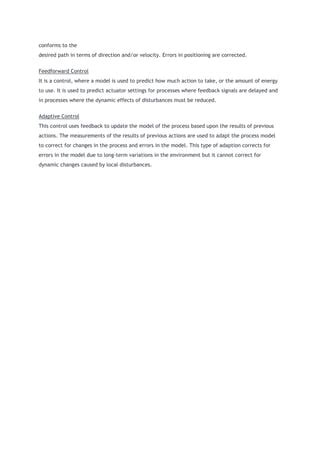 Robot Control Systems DOCX