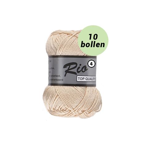 Rio 4 huidskleur 218 katoen garen - 10 bollen - goedkoop haakkatoen