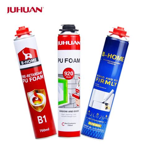 Juhuan Direct Good Hardness Pu Cement Foam Spray Polyurethane Foam For Insulation Polyurethane