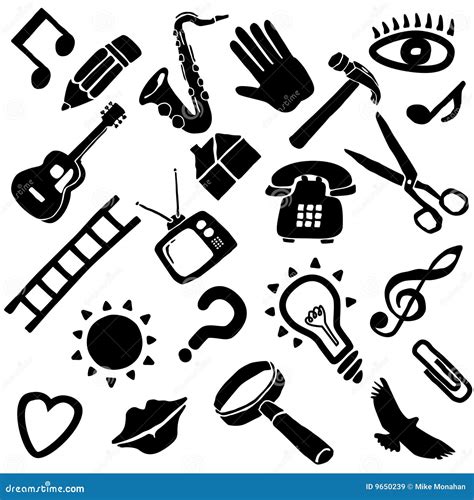 Miscellaneous Icon Set Stock Vector Image Of Clippers 9650239