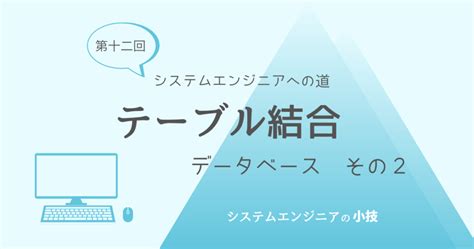 SQLテーブル結合の概念と結合方法INNER JOINLEFT RIGHT OUTER JOIN