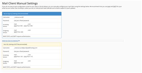 How To Find Email Configuration Settings In Cpanel 1