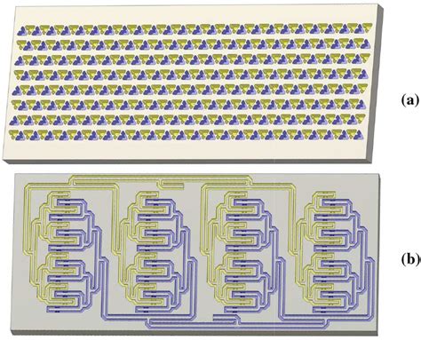 Planar Array A Top View B Bottom View Download Scientific Diagram