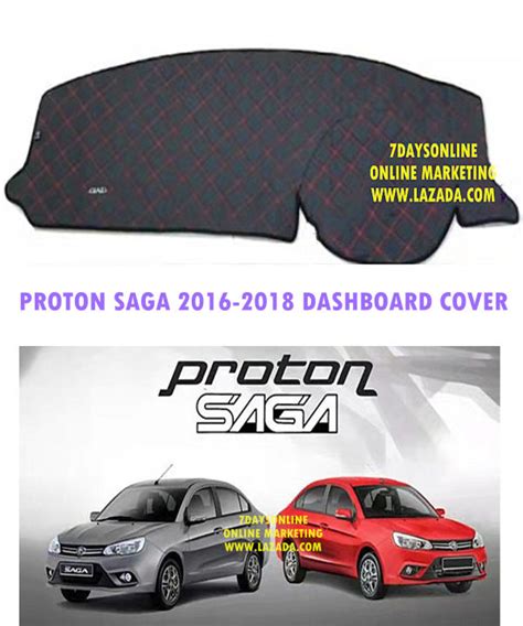 Proton Saga 2016 2018 Dashboard Cover Lazada