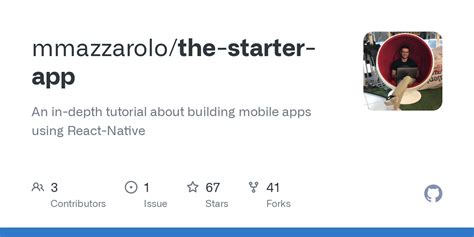 Github Mmazzarolo The Starter App An In Depth Tutorial About Building Mobile Apps Using React