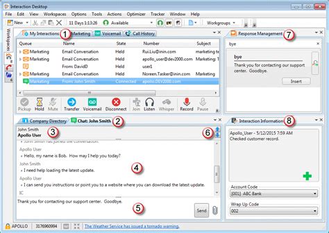 Interaction Desktop Help Chat View