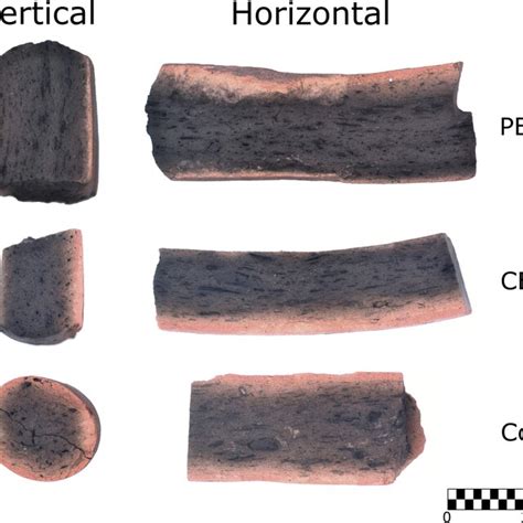 Vertical And Horizontal Cross Sectional Fresh Fracture Surfaces Of Pb1