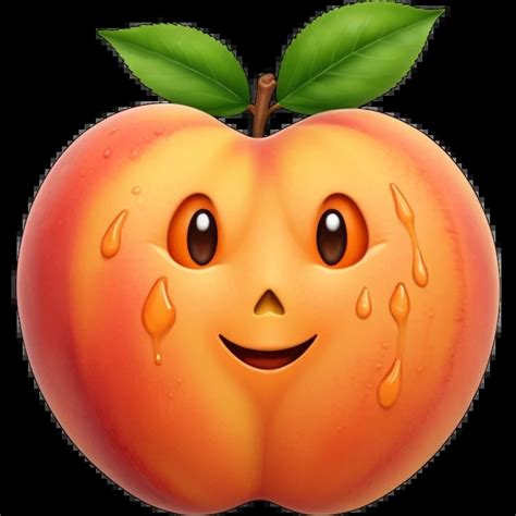 Peach With Handprints Emoji Ai Emoji Generator